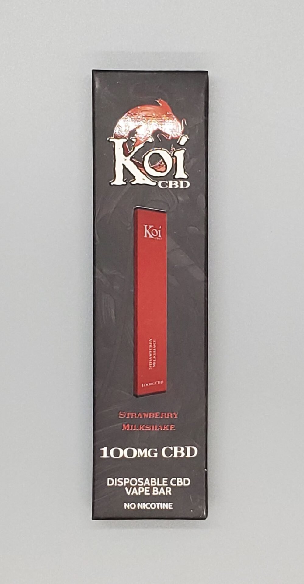 Koi Cbd 100mg Disposable Vape Bar Strawberry Milkshake Skin Dipt